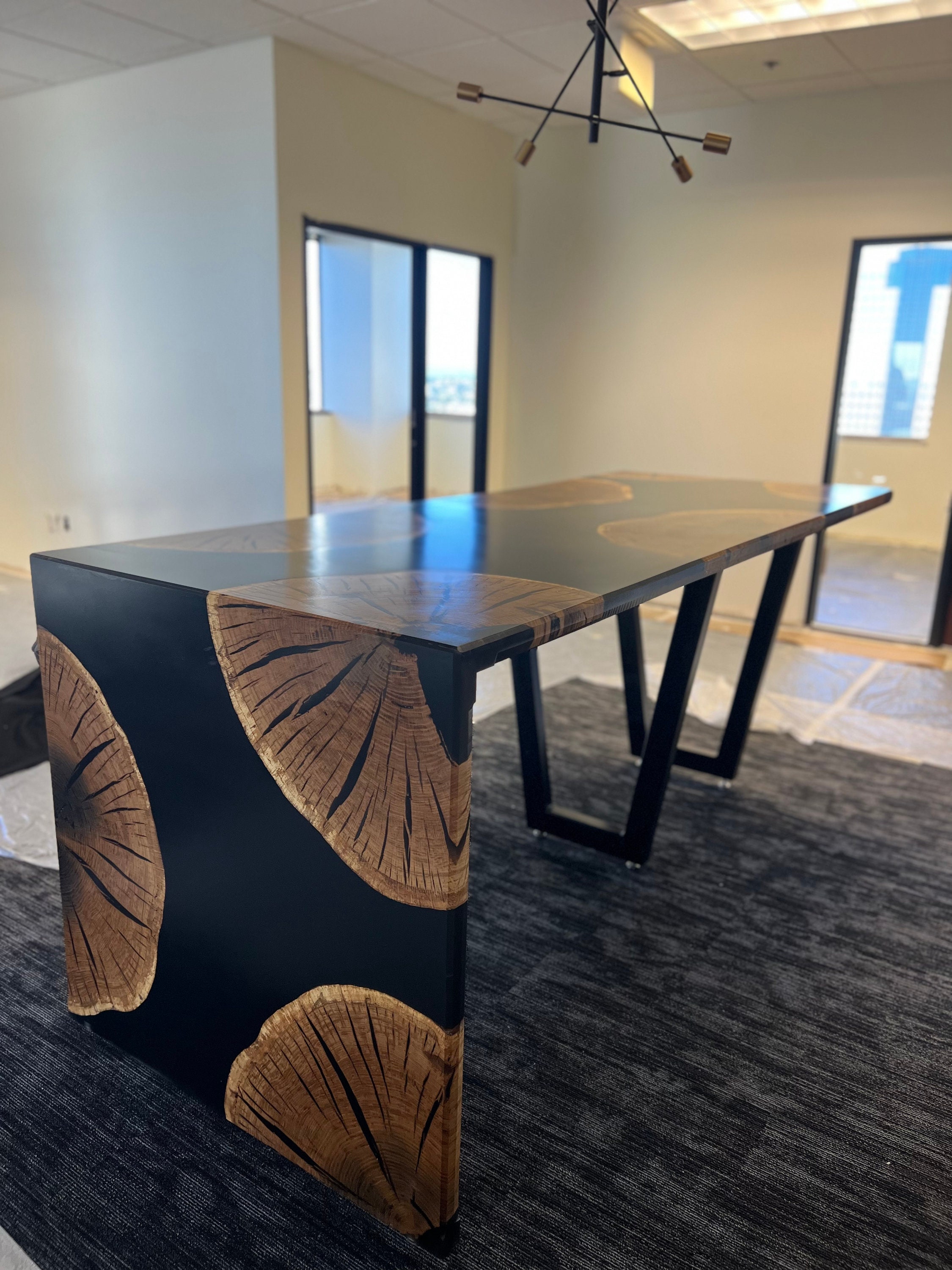 Custom Waterfall River Table (read Description) - Etsy