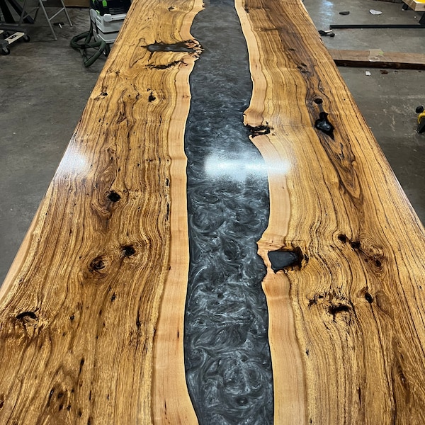 Walnut River Console Table - Etsy