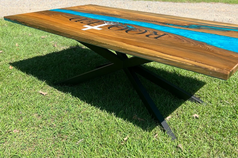 Custom Sinker Cypress River Table - Etsy