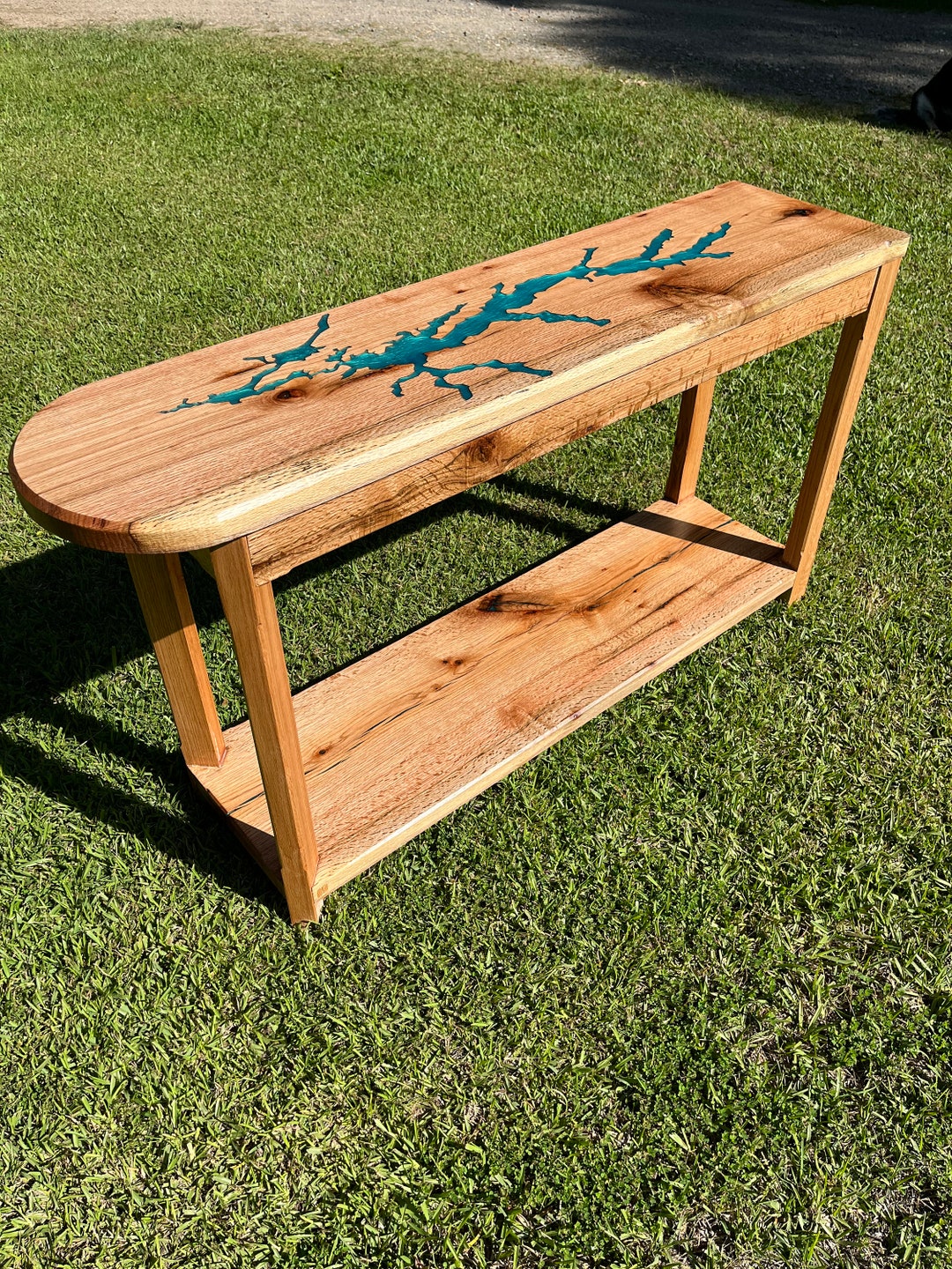 Custom Ordered Solid Oak Entry Table - Etsy