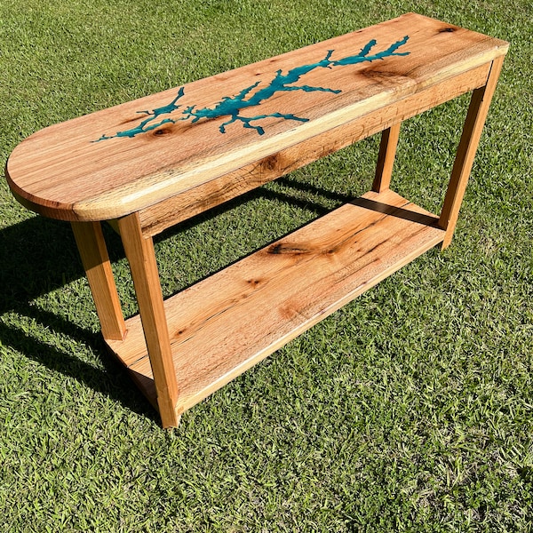 Walnut River Console Table - Etsy