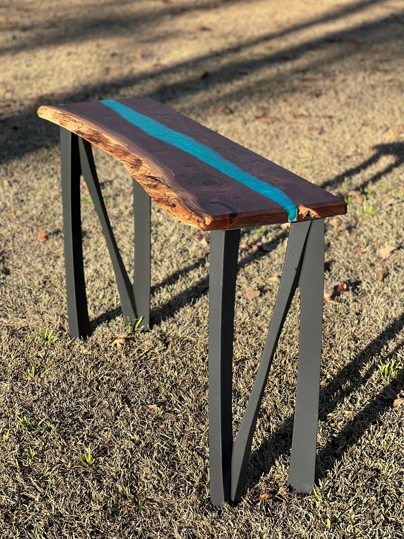 Walnut River Console Table - Etsy