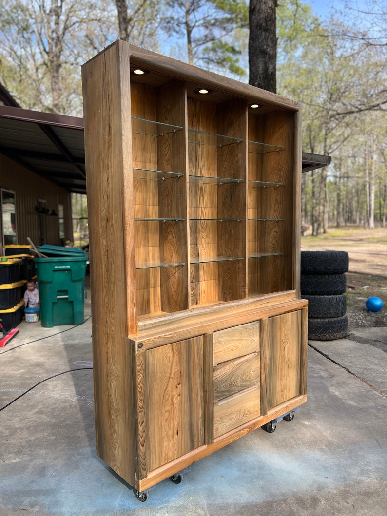 Custom Sinker Cypress China Cabinet - Etsy
