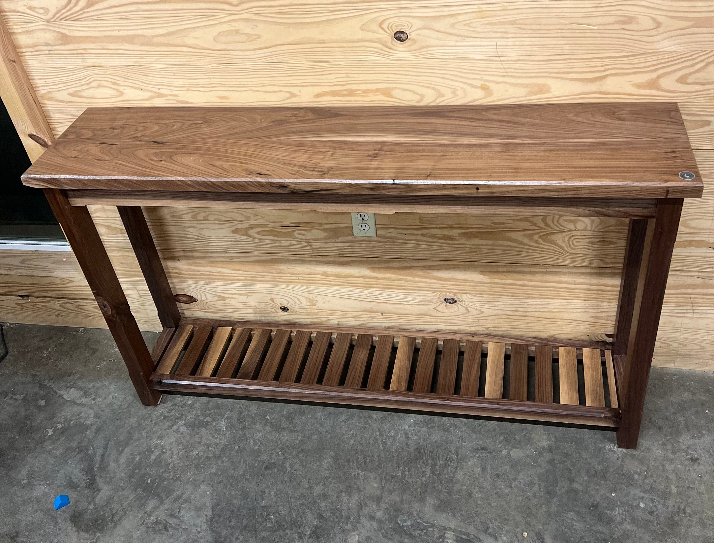 STUNNING Black Walnut Entry Table! - Etsy