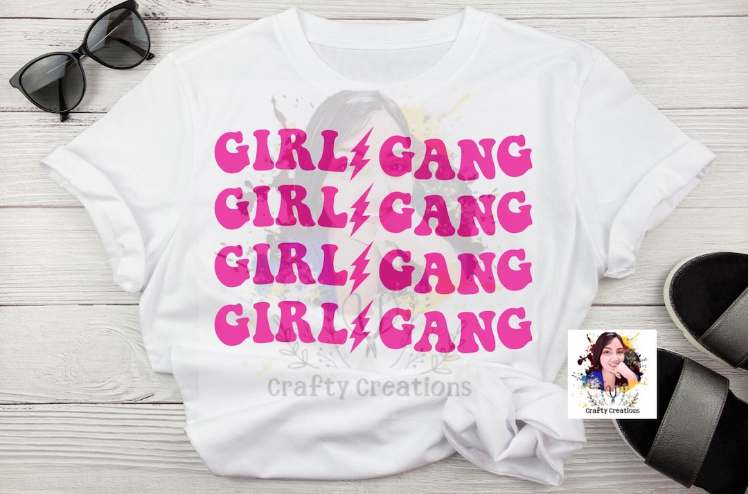 Girl Gang SVG PNG, Lightning Bolt Design (digital Download) - Etsy