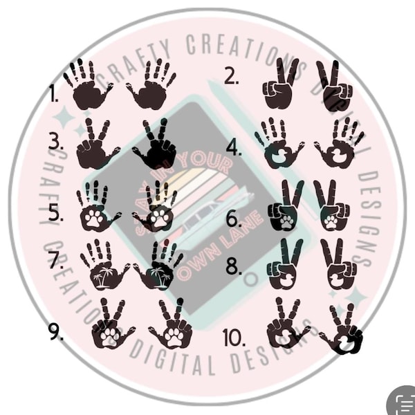 Paw in Hand Vinyl Decal - Etsy