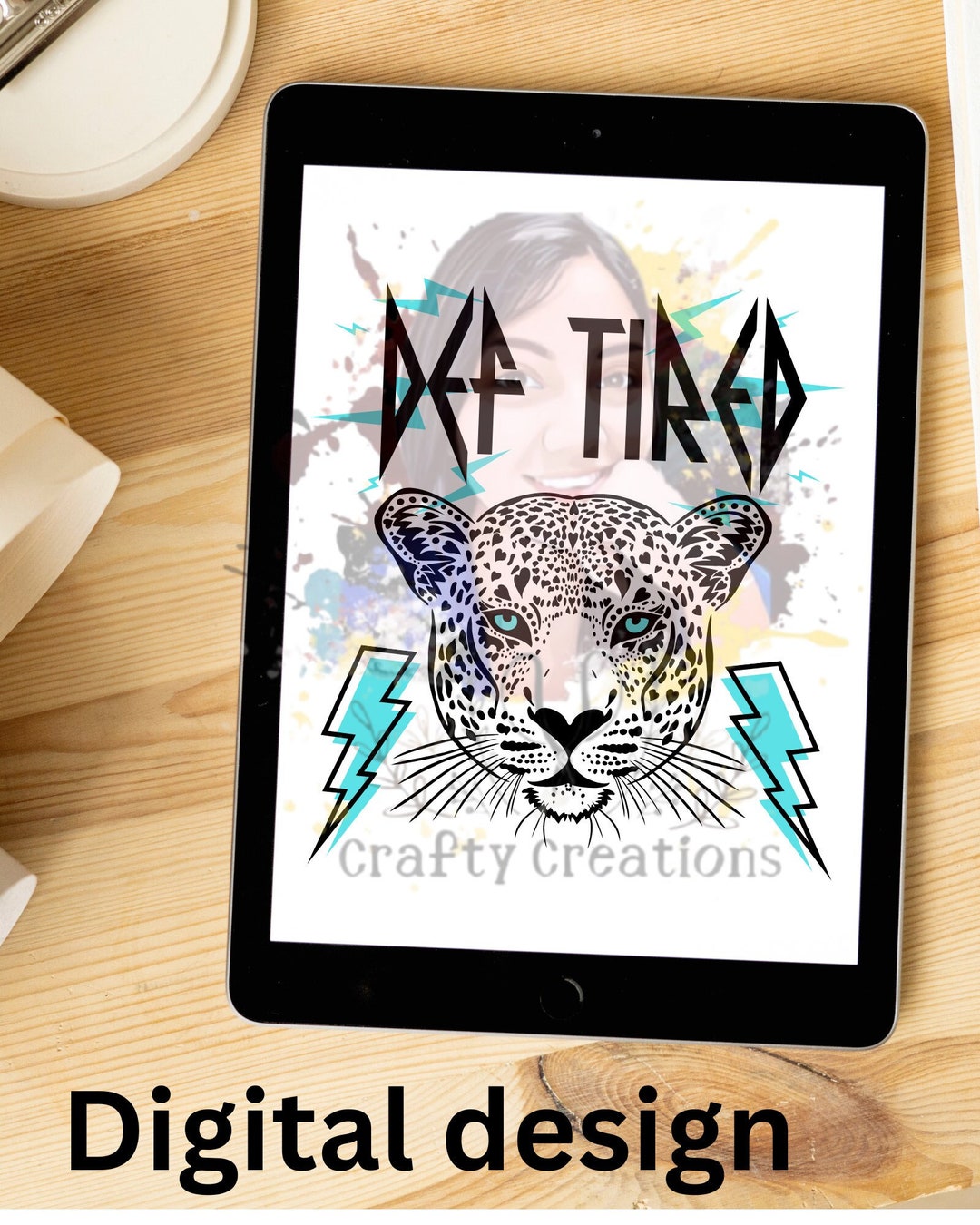 Def Tired PNG, Trendy PNG, Sublimation, Digital Design, Instant ...