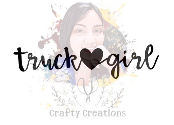 Truck Girl Decal Decal for Girls Truck Decal Decal for Her | Etsy
