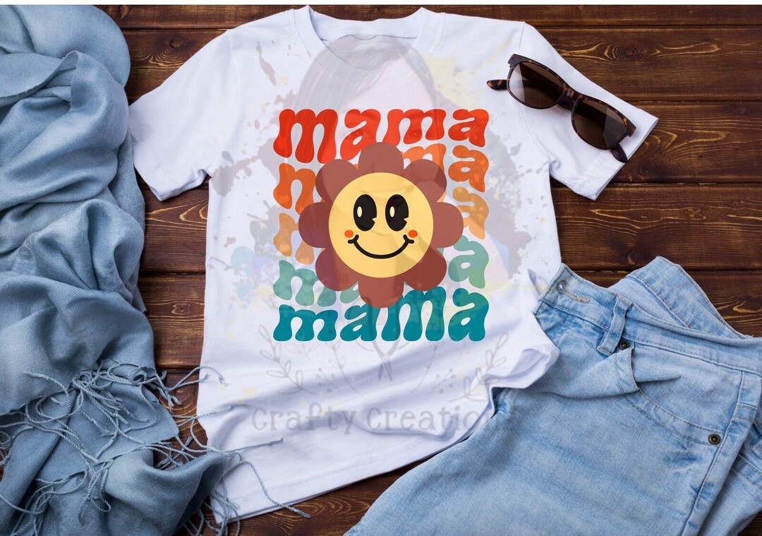 Mama Png, Mom PNG, Retro Mama Design, Sublimation Design, Graphic ...