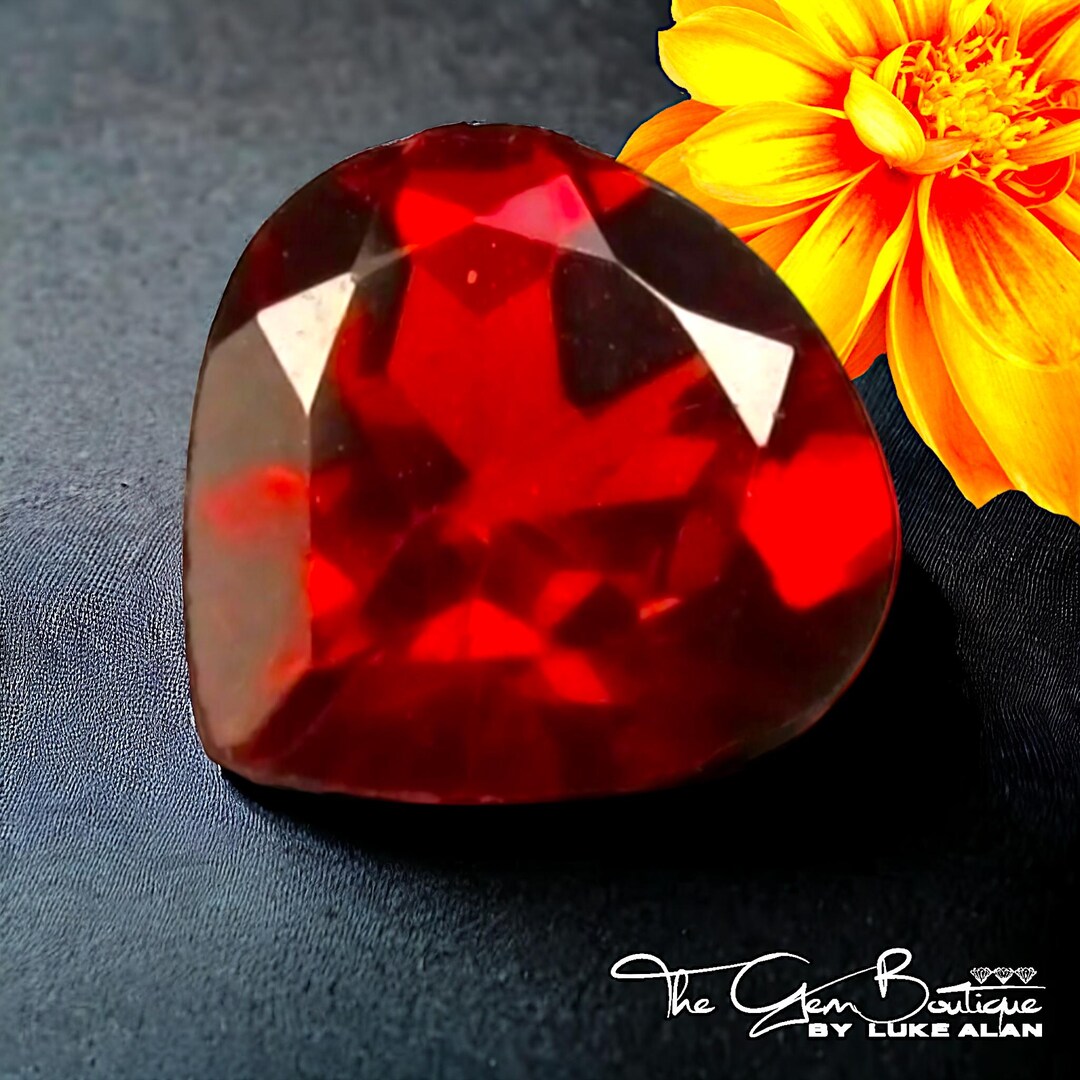 Pear Cut Nigerian Ruby: 1.63 Ct VVS Untreated Gemstone - Etsy Canada