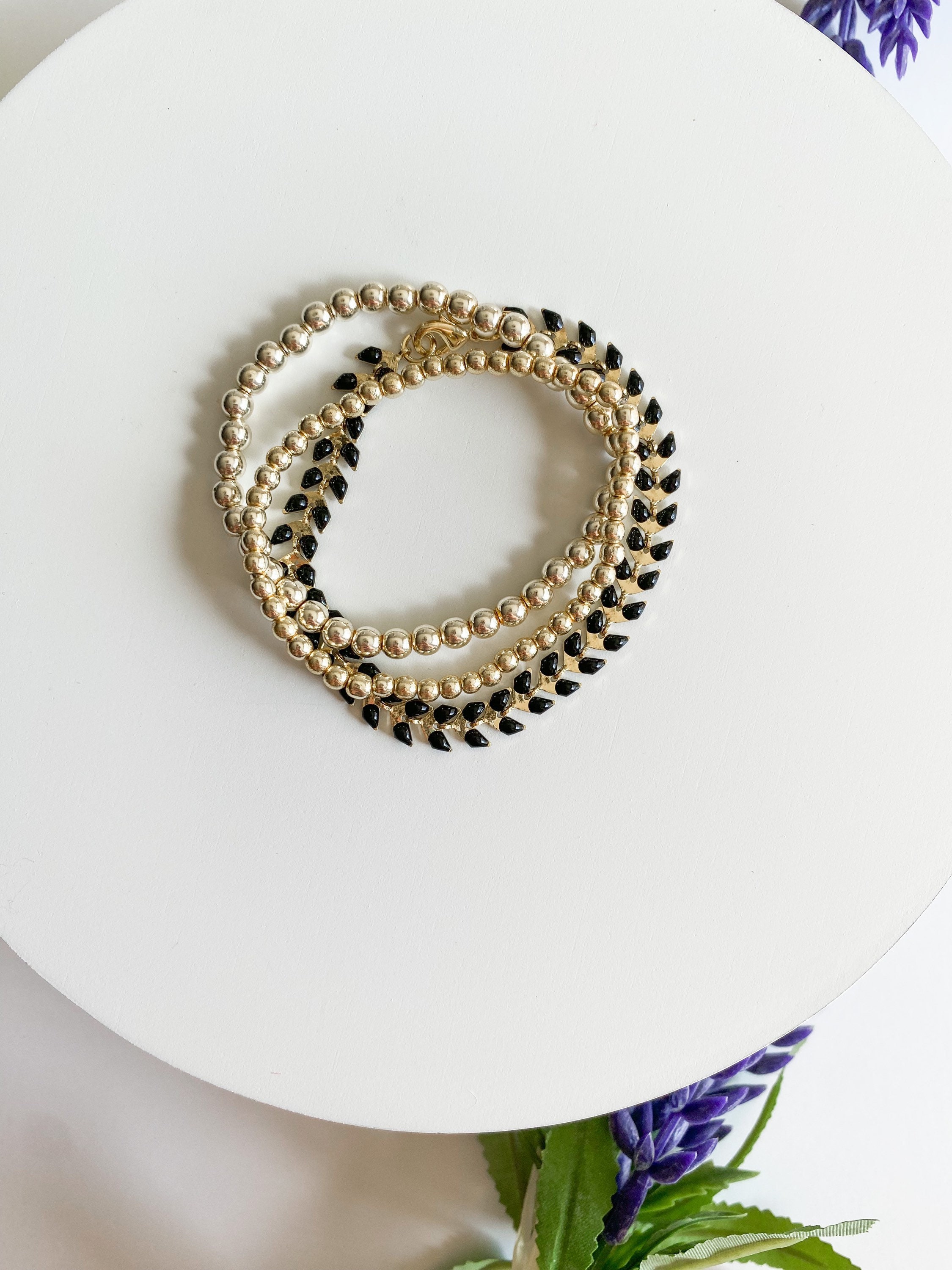 Chevron Bracelets, Enamel Chain Bracelets, Enamel Chain, Enamel Chevron ...