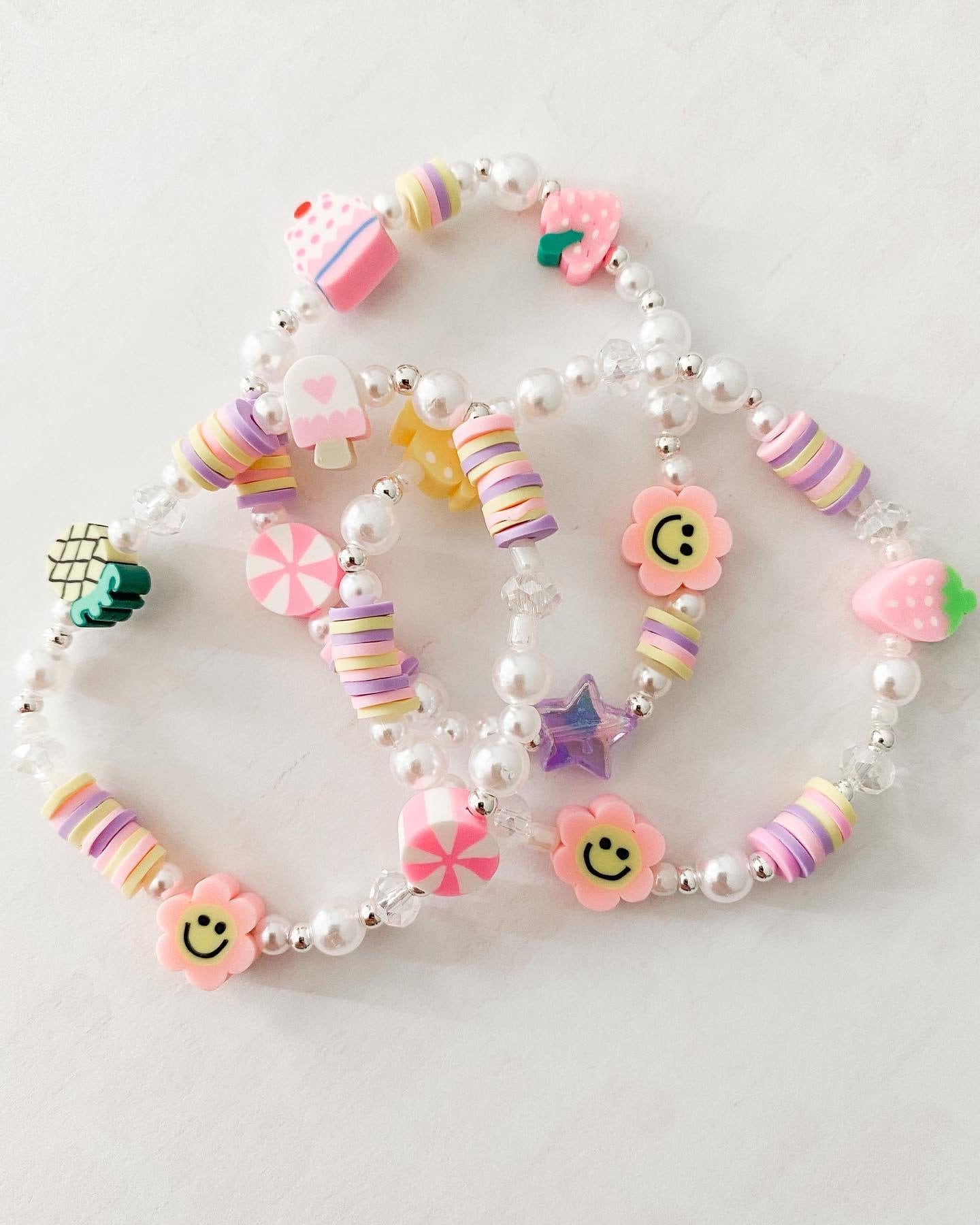 Pastel Girl’s Bracelets - Etsy