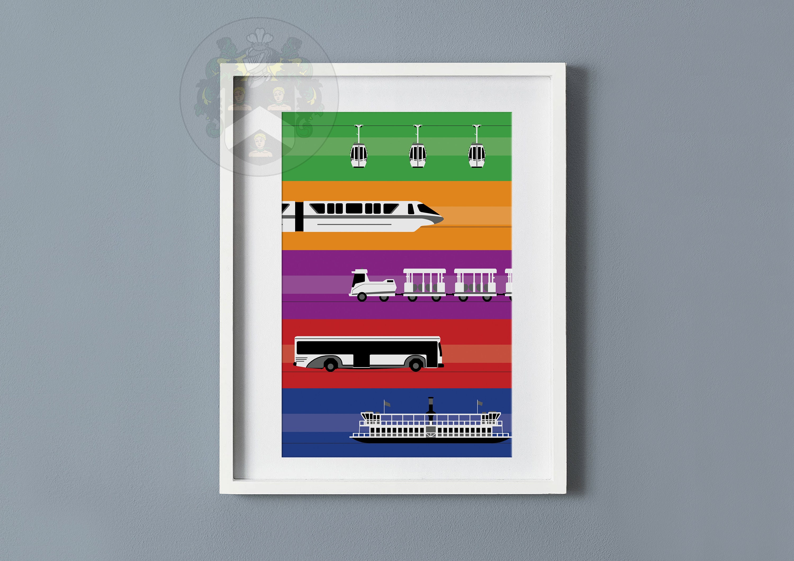 Walt Disney World Transportation Poster / Art Print - Etsy