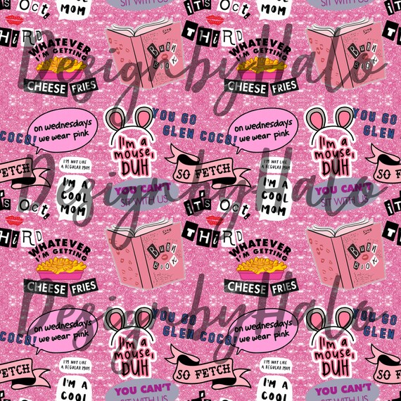 Mean Girls Seamless Design | Etsy