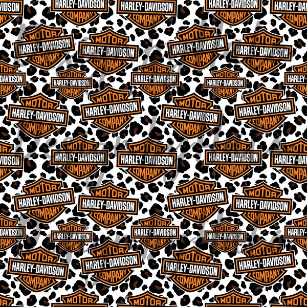 Harley Davidson Seamless Pattern - Etsy