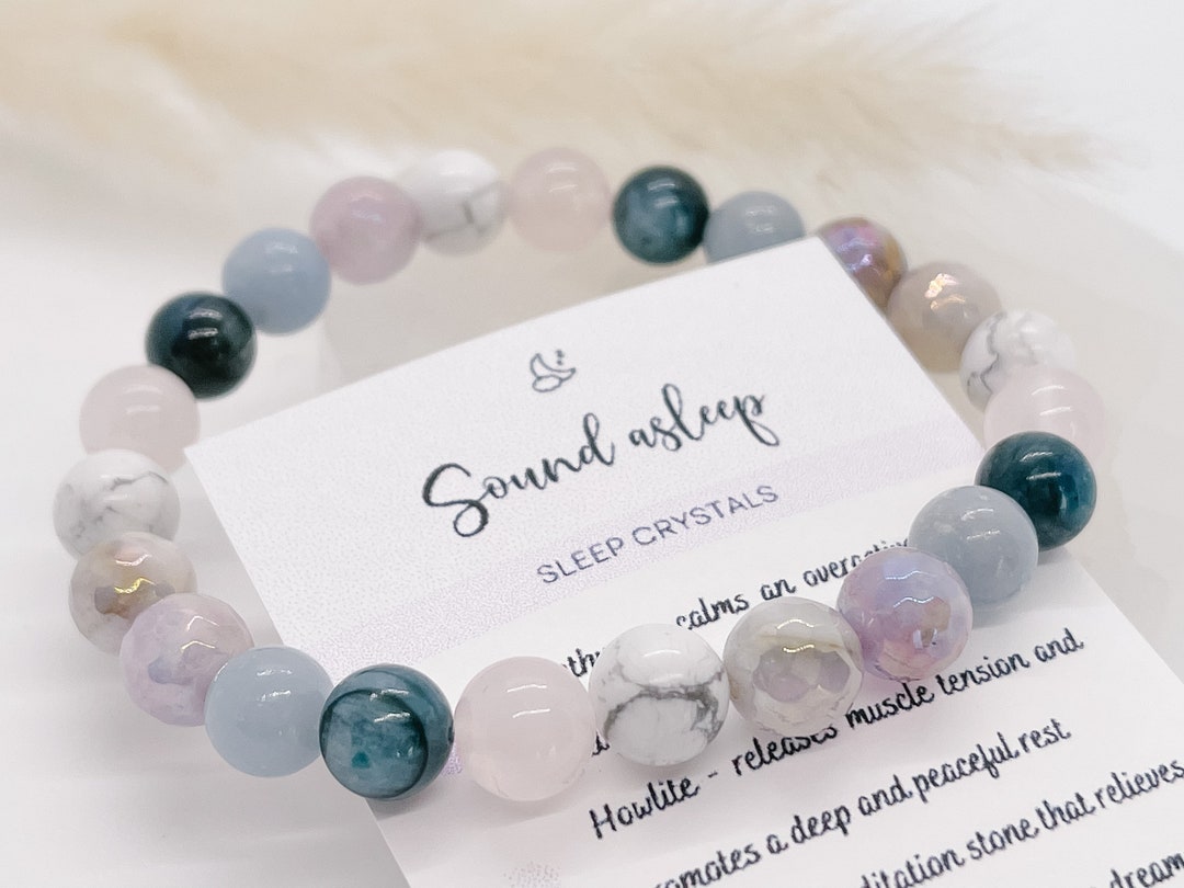 Healing Crystal Bracelet, Sleep Healing Crystals, Multi Stone Stretch ...