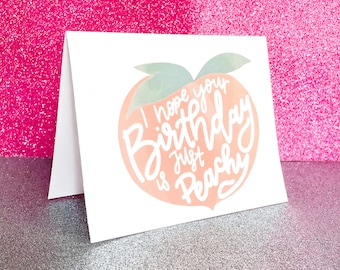 Peach Birthday - Etsy