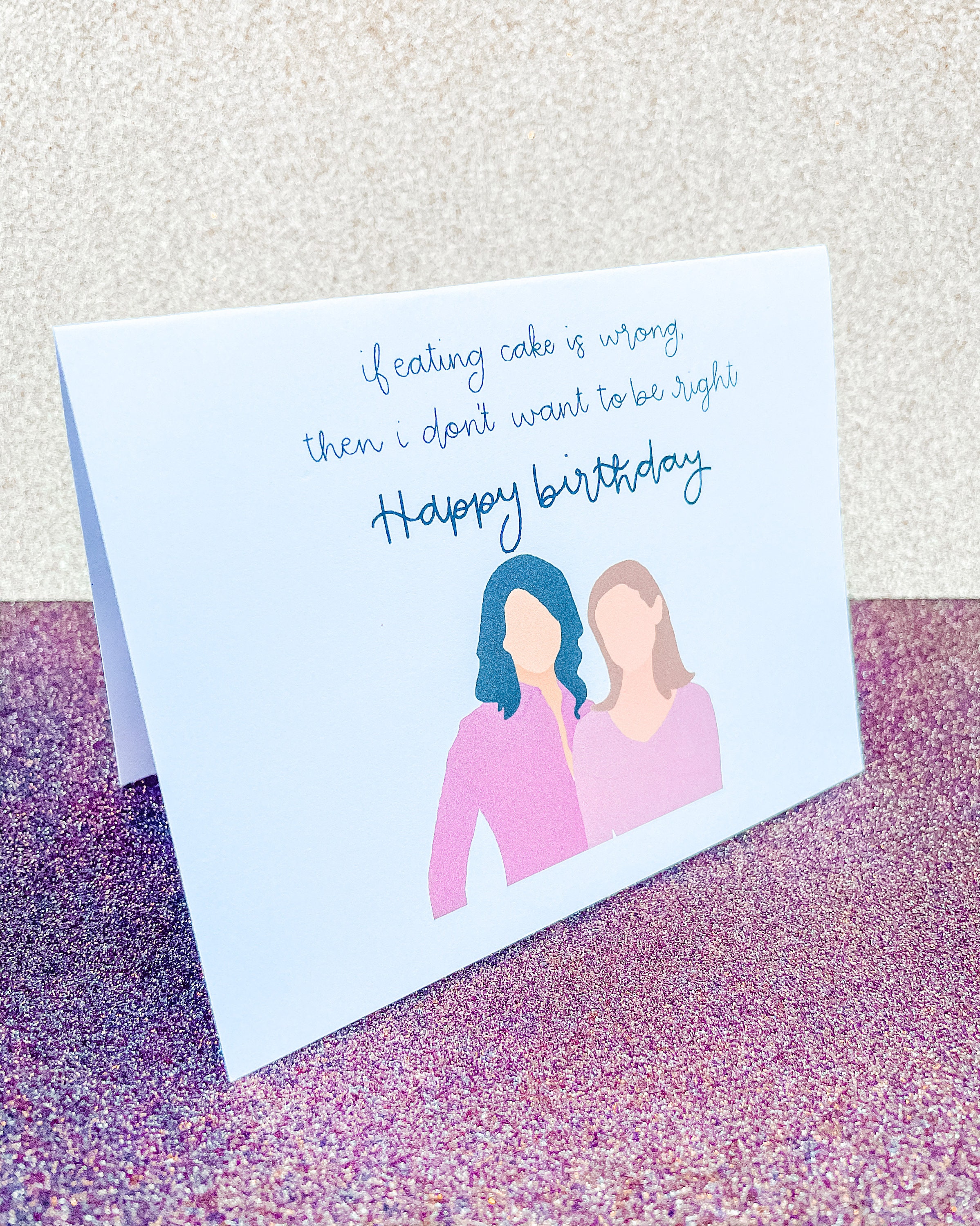 Gilmore Girls Birthday Card: Cake Quote, Stars Hollow - Etsy