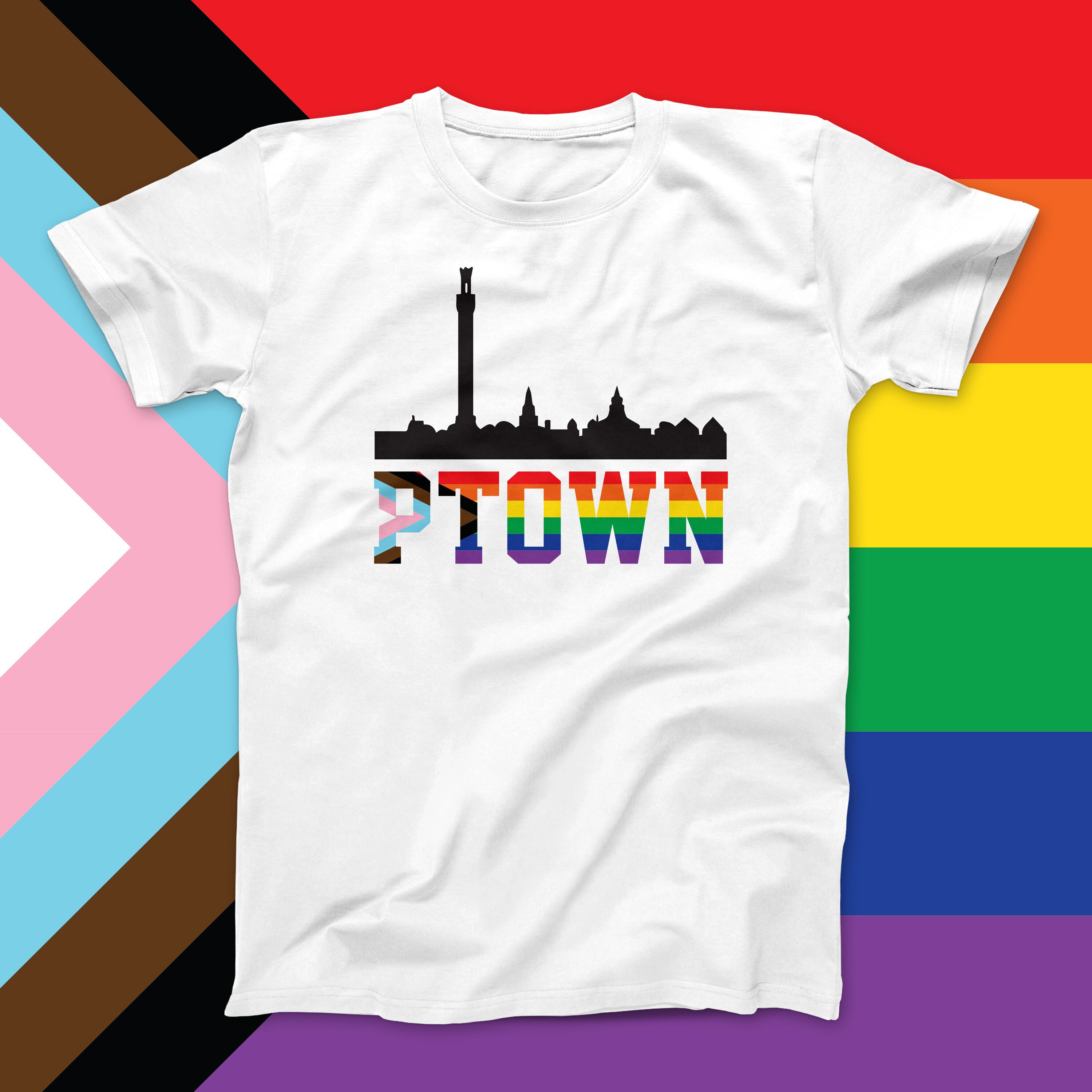 PTOWN Pride T-shirt/tank Top PROVINCETOWN Shirt Boston - Etsy