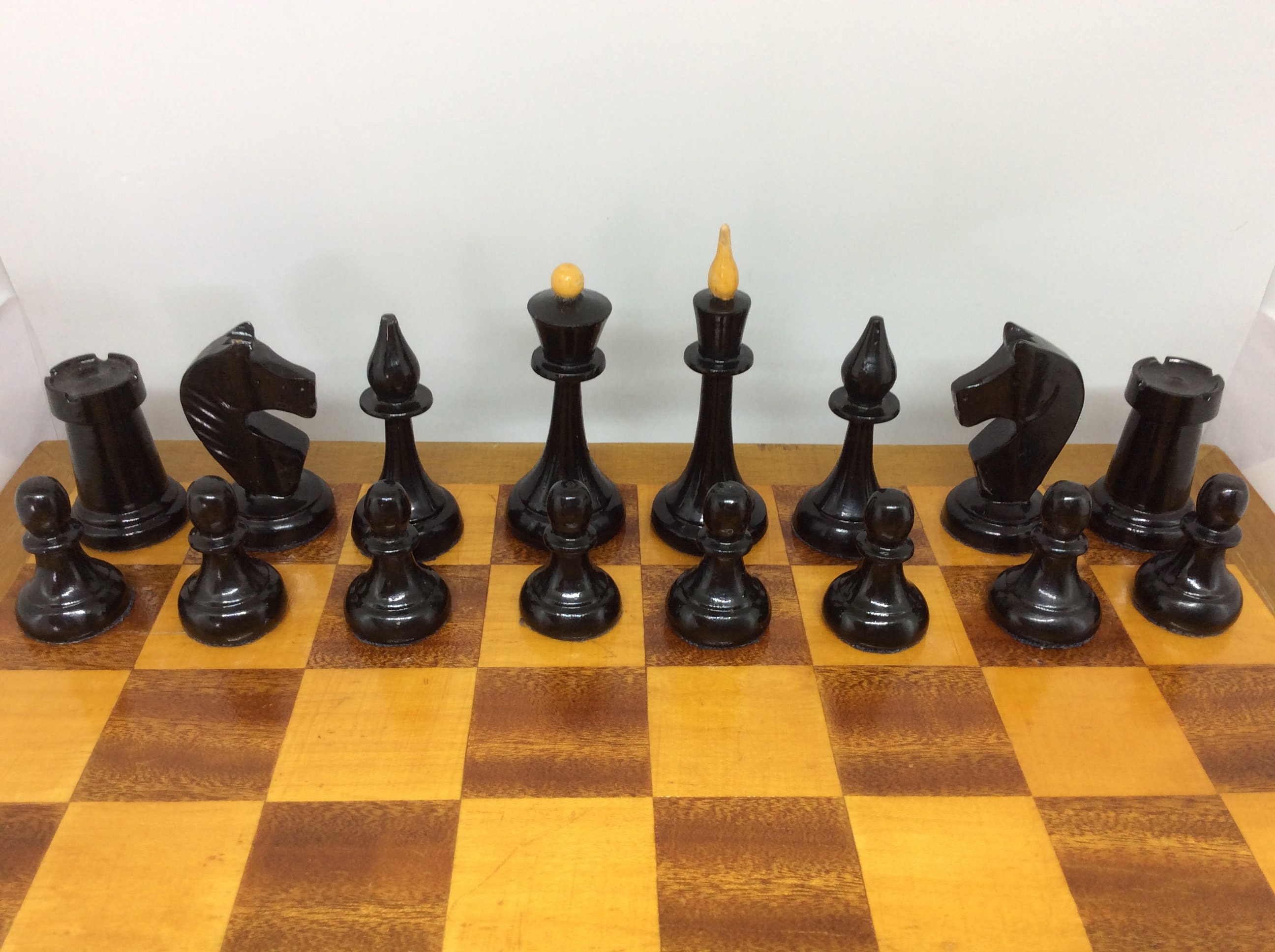 Vintage Full Set Chess Soviet 1960s USSR - Etsy