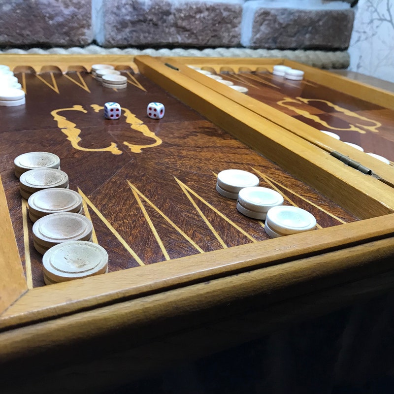 Vintage Backgammon - Etsy