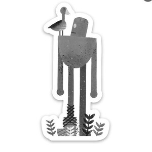 The Wild Robot Die Cut Vinyl Sticker Roz and Brightbill Decal Childrens ...