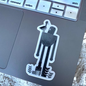 The Wild Robot Die Cut Vinyl Sticker Roz and Brightbill Decal Childrens ...