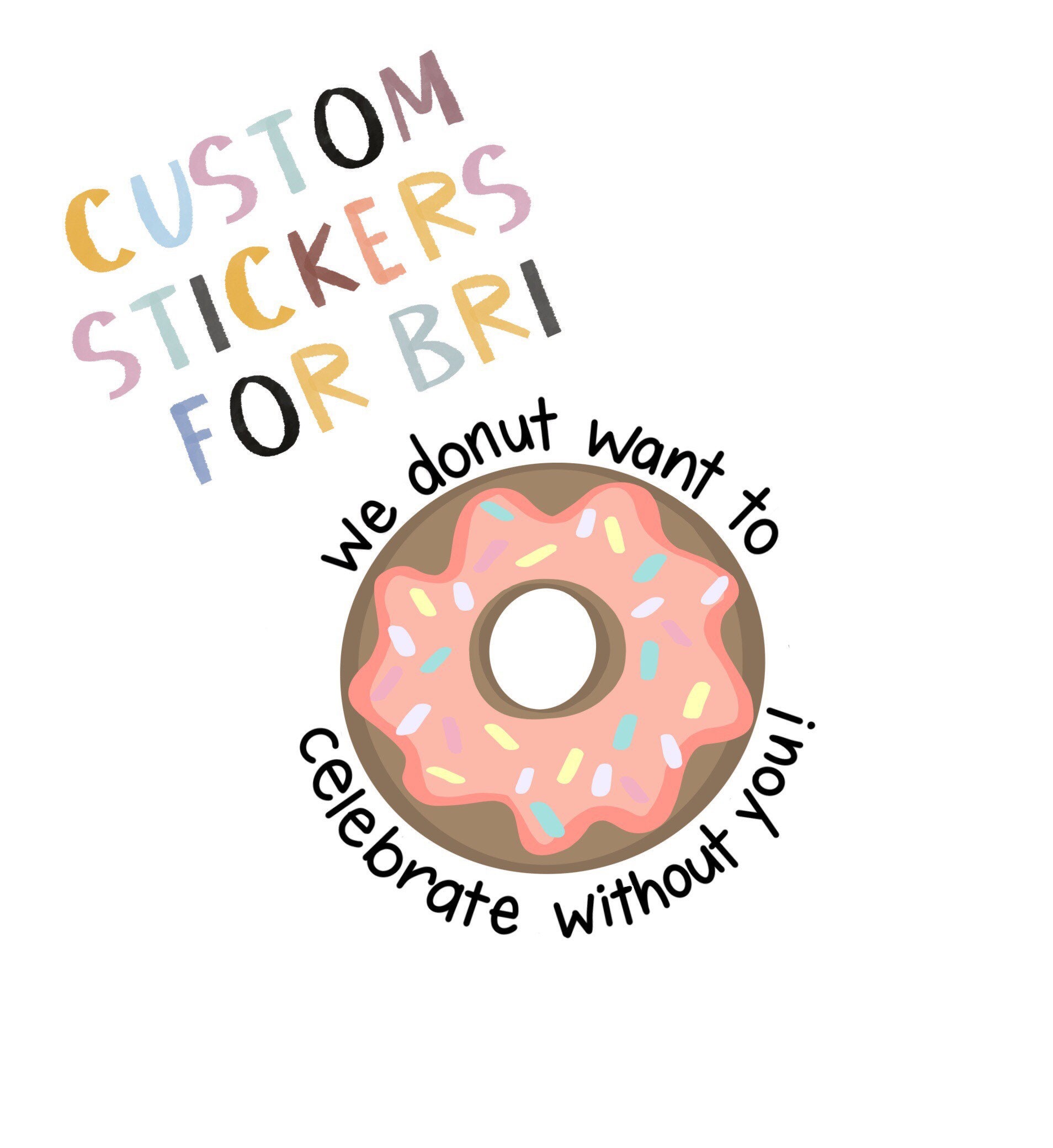 Custom Vinyl Stickers Custom Design Sticker Packs - Etsy