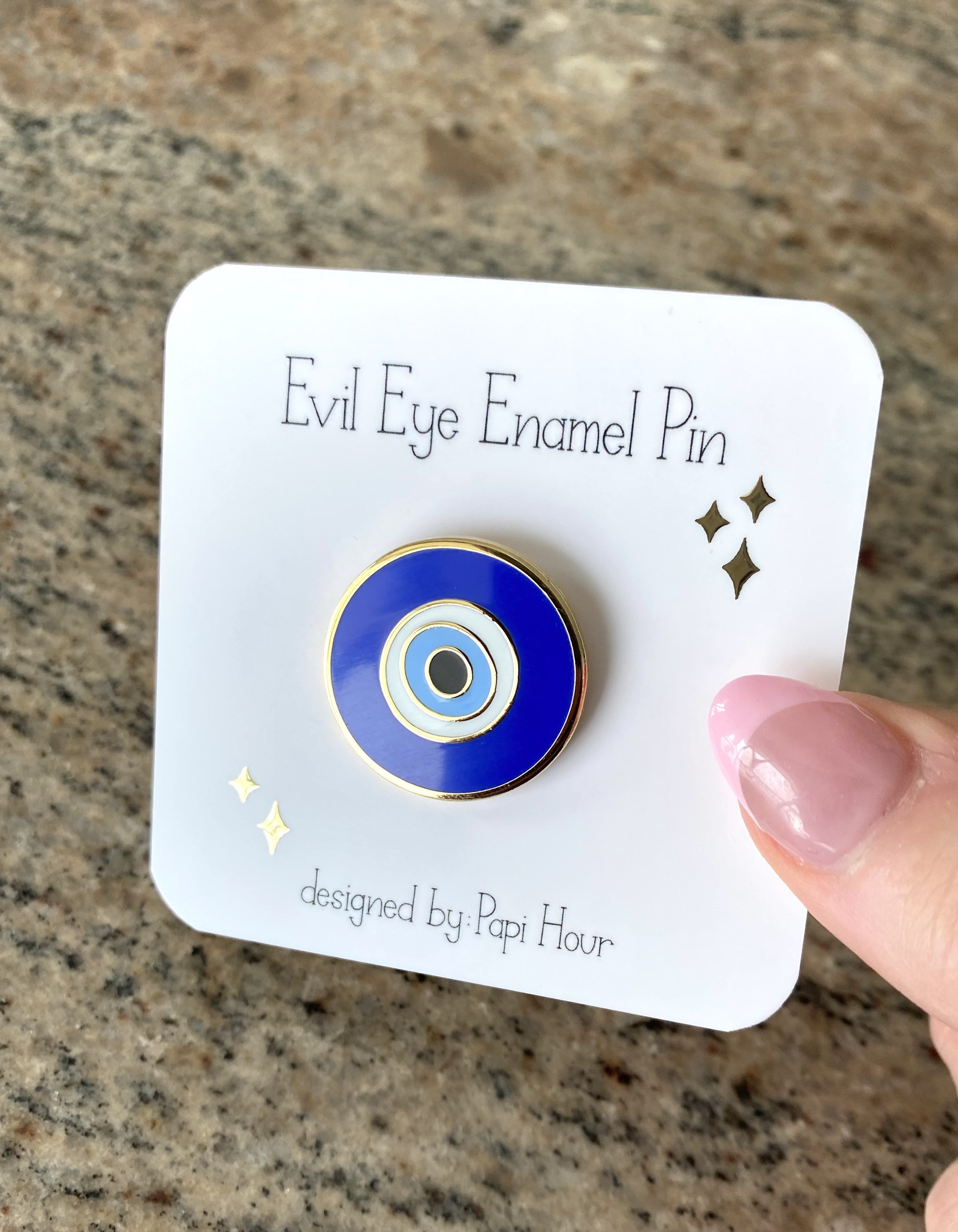 Evil Eye Hard Enamel Pin Evil Eye Pin Lapel Pins | Etsy