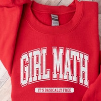 Girl Math Sticker - Etsy