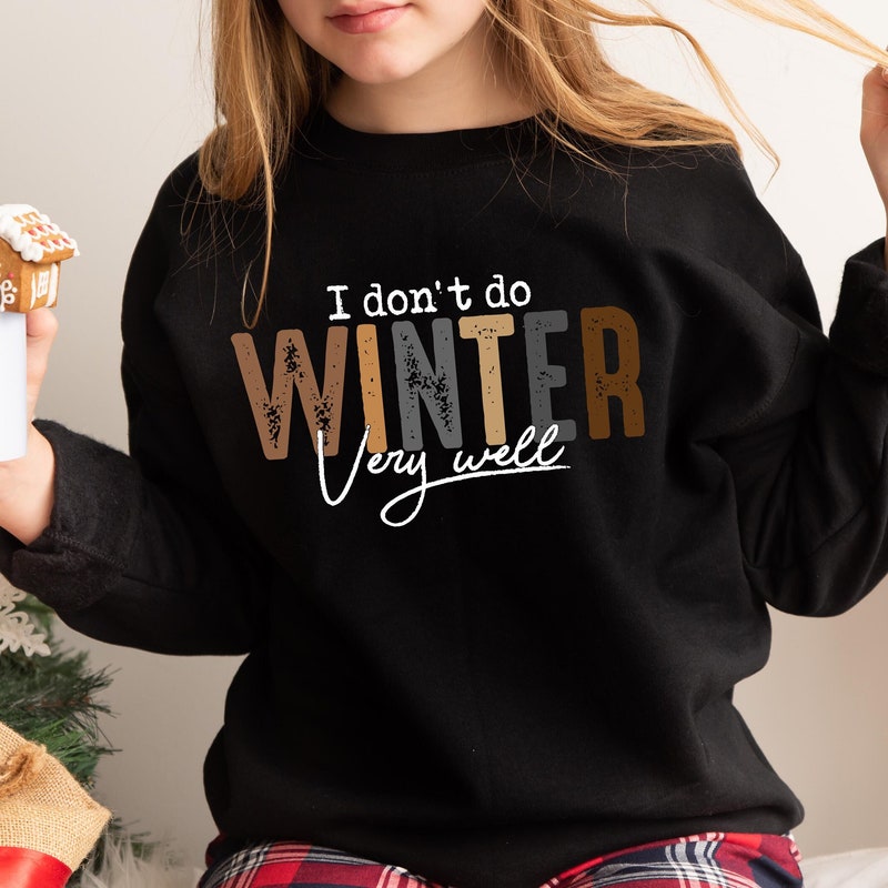 I Love Winter T Shirt - Etsy