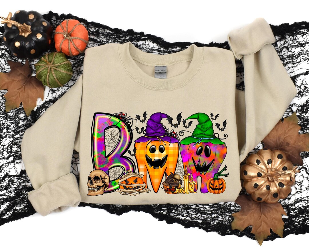 Boo Teeth Shirt, Halloween Dentist Sweatshirt, Funny Dental Tee, Boo ...