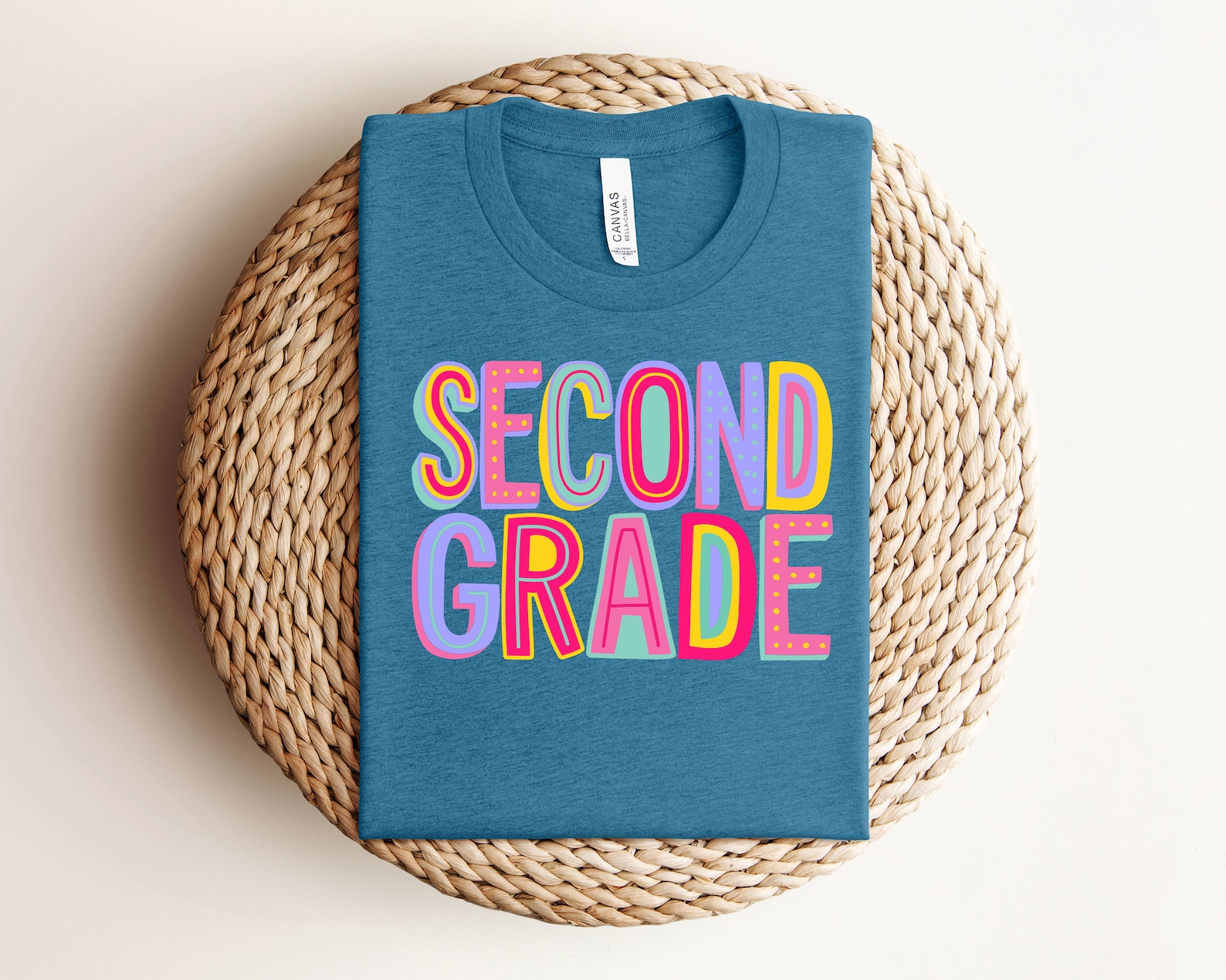 Second Grade Rainbow Shirt, 2nd Grade Squad Shirt, Second Grade Squad ...