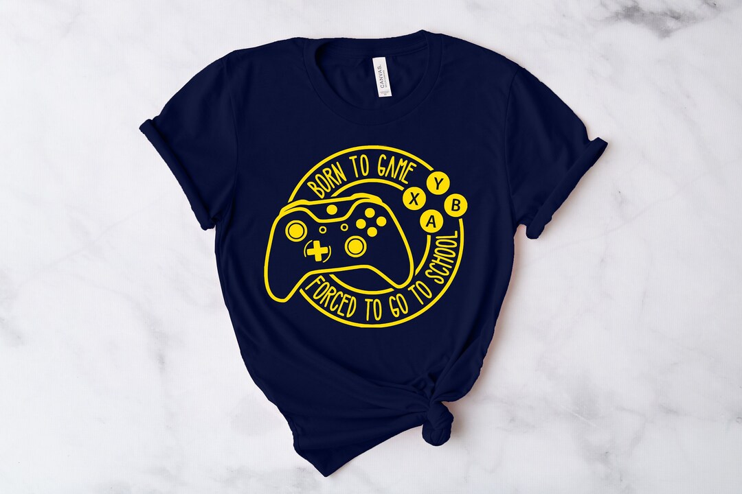 Born to Game Shirt, Gamer Shirt, Gift for Gamers, Born to Game, Forced ...