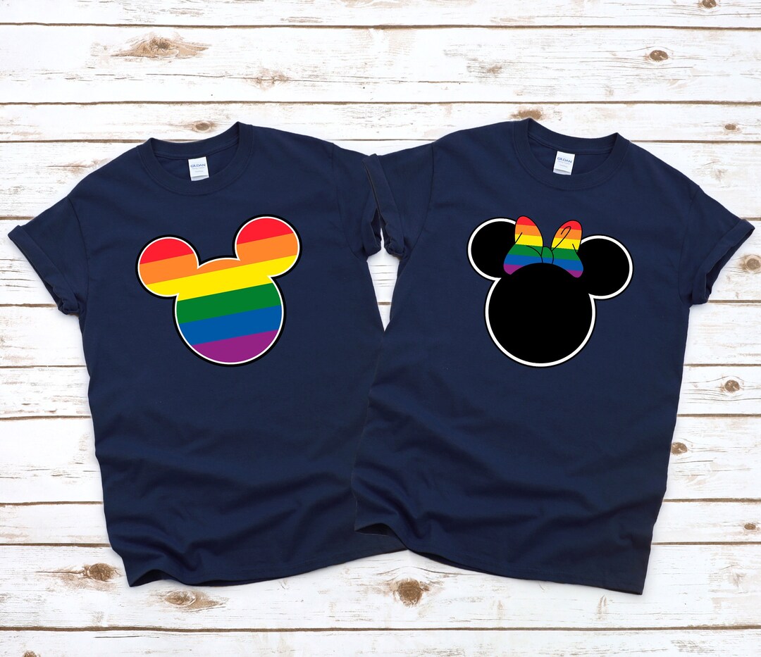 LGBT Pride Disney Mickey Shirt,pride Mickey Minnie Shirt,mickey Mouse ...