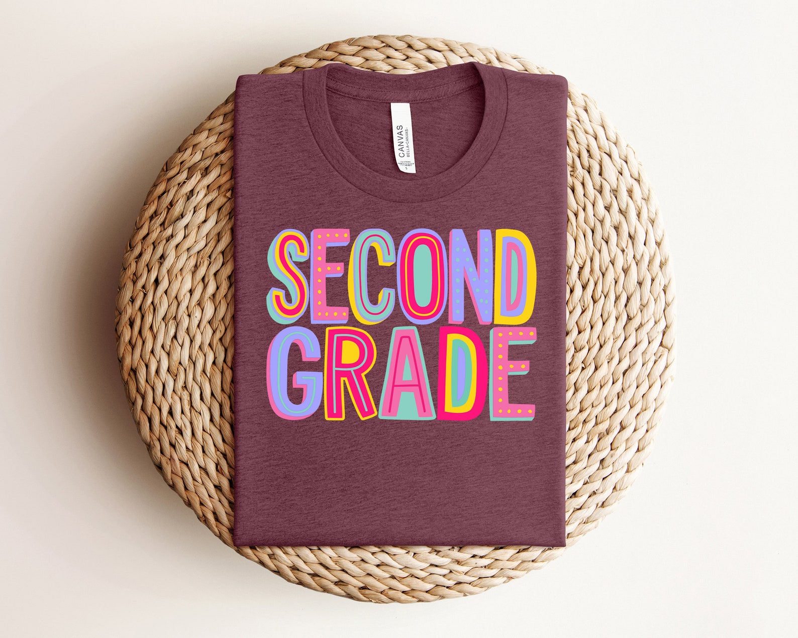 Second Grade Rainbow Shirt, 2nd Grade Squad Shirt, Second Grade Squad ...