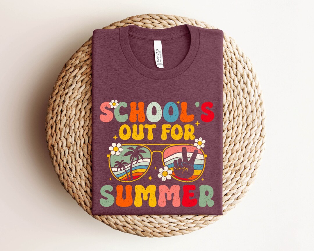 Schools Out for Summer Shirt, Happy Last Day of School Shirt, Summer ...