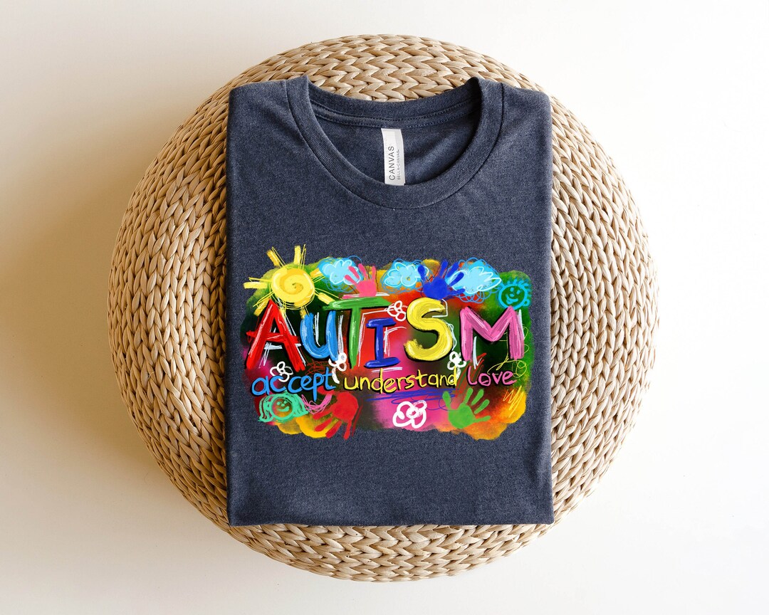Autism Accept, Color Outside the Lines Autism Shirt,autism Awareness ...