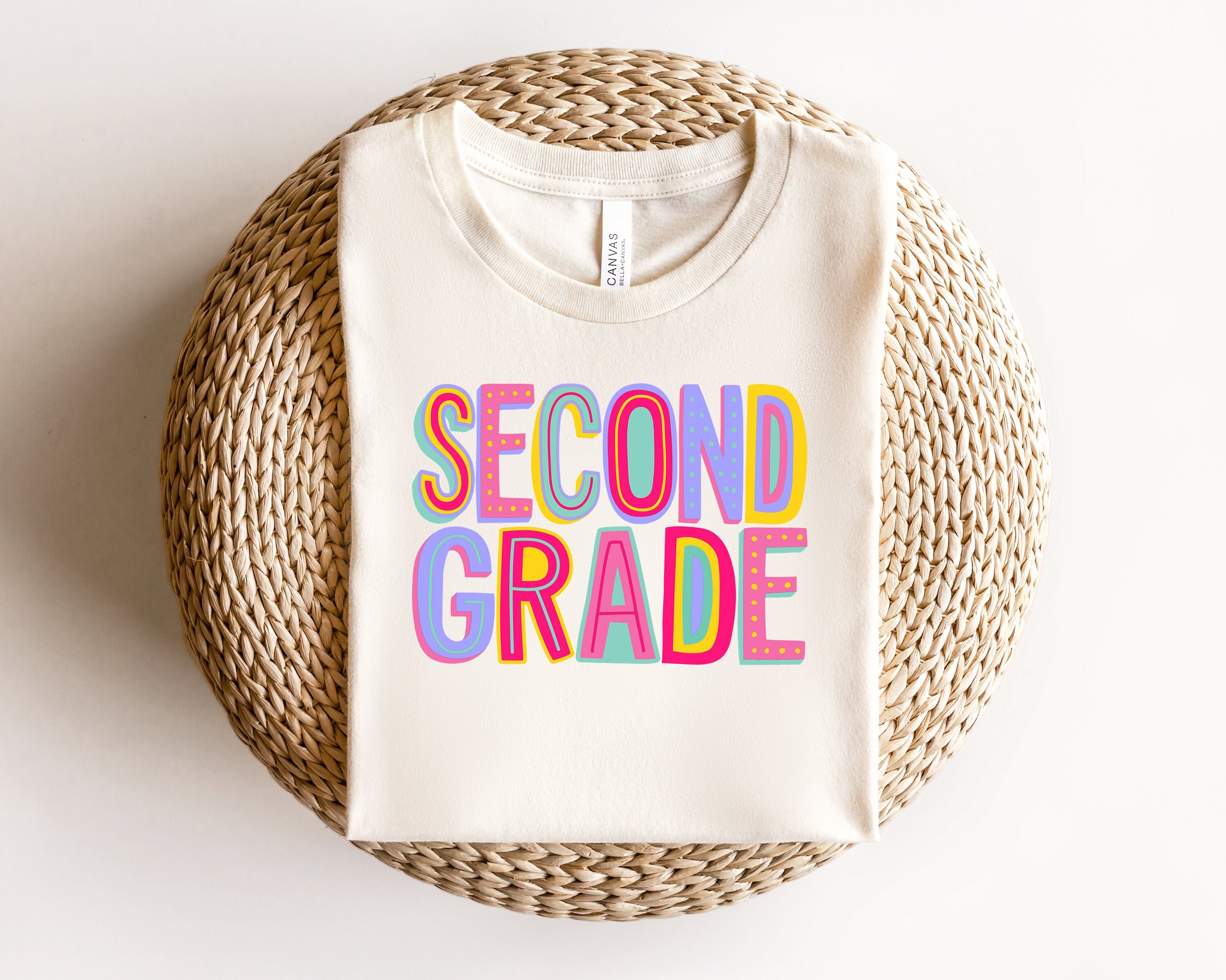 Second Grade Rainbow Shirt, 2nd Grade Squad Shirt, Second Grade Squad ...