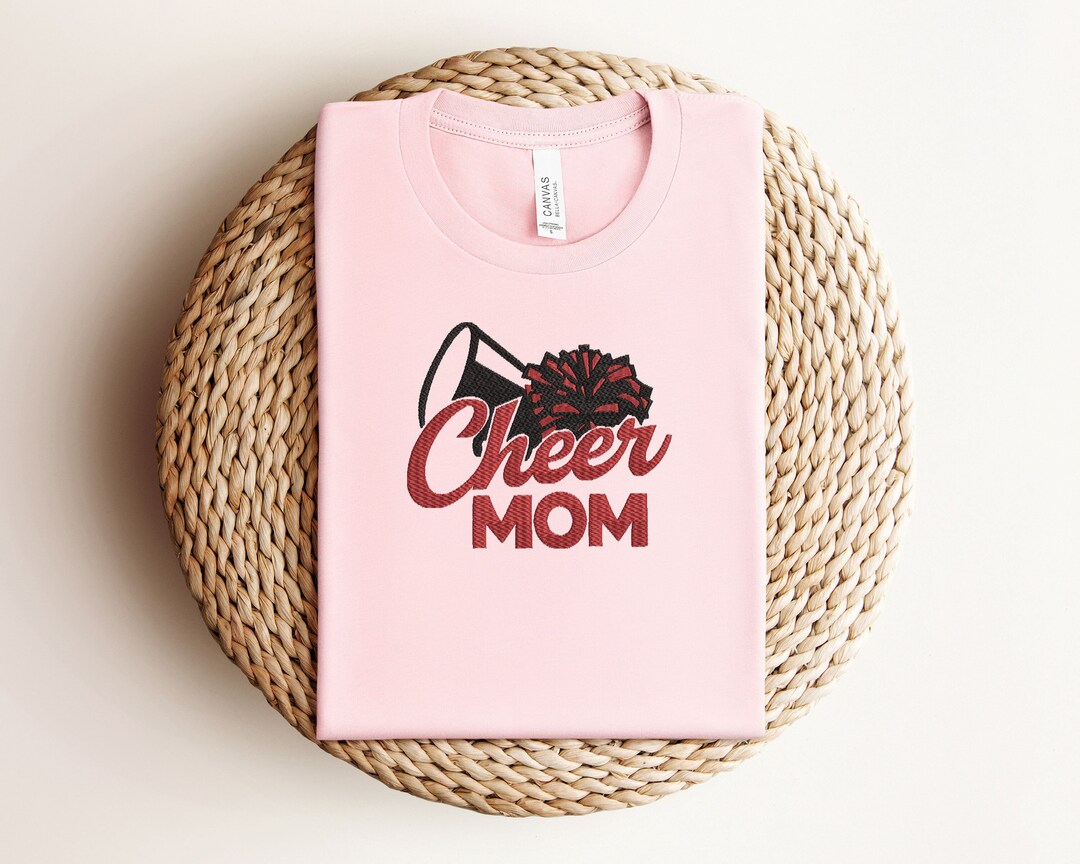 Embroidered Cheer Mom Shirt, Embroidered Cheer Mom Sweatshirt ...