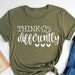 Think Differently Shirt Autism Shirt Autism Awareness - Etsy