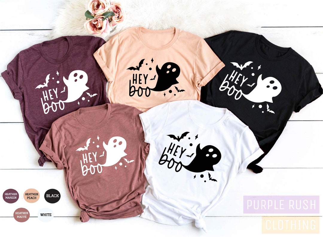 Hey Boo Shirt, Halloween Shirt, Ghost Shirt, Fall Shirt, Funny ...