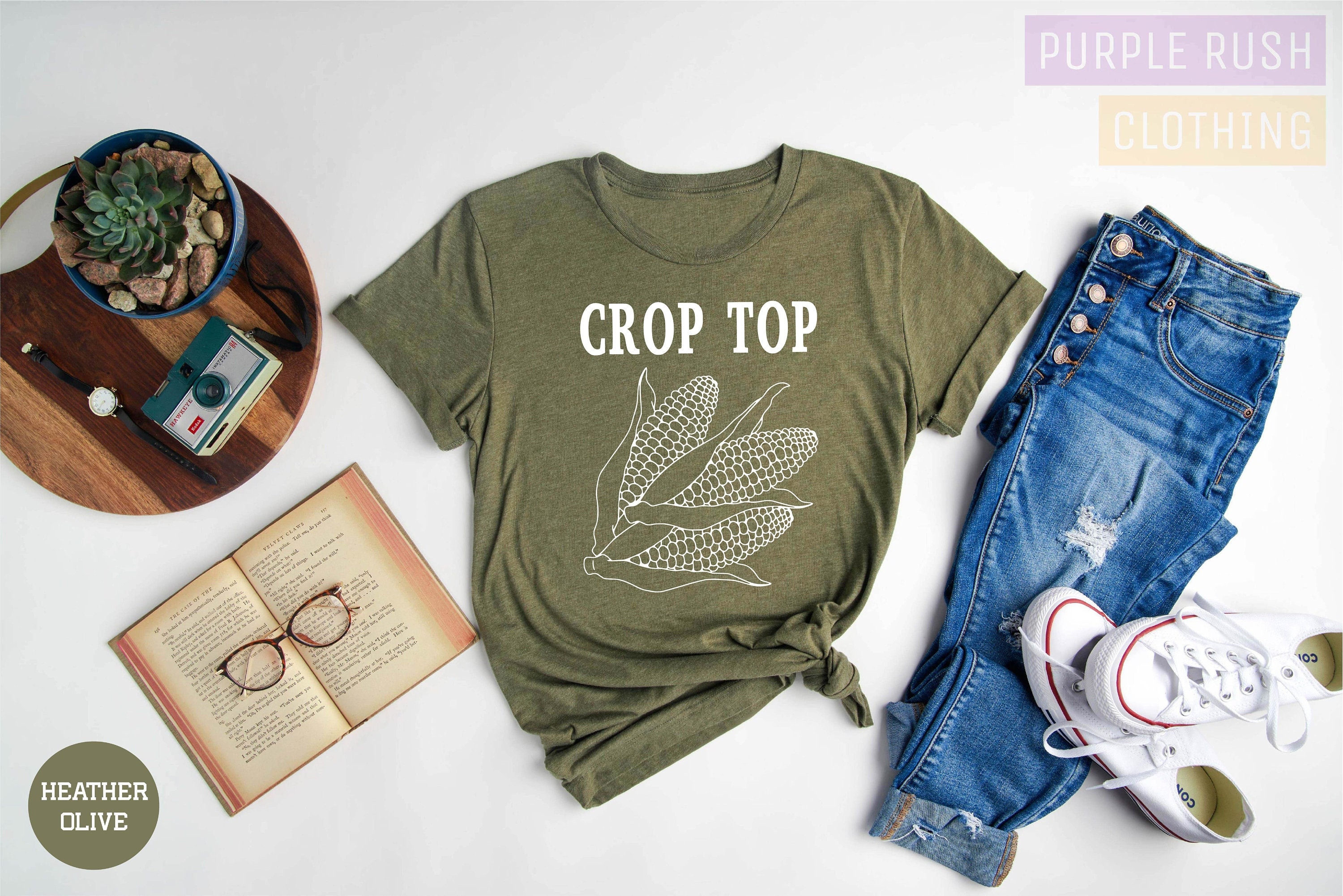 Crop Top Shirt, Farm Shirt, Farm Life, Corn Shirt, Crop Top, Funny ...