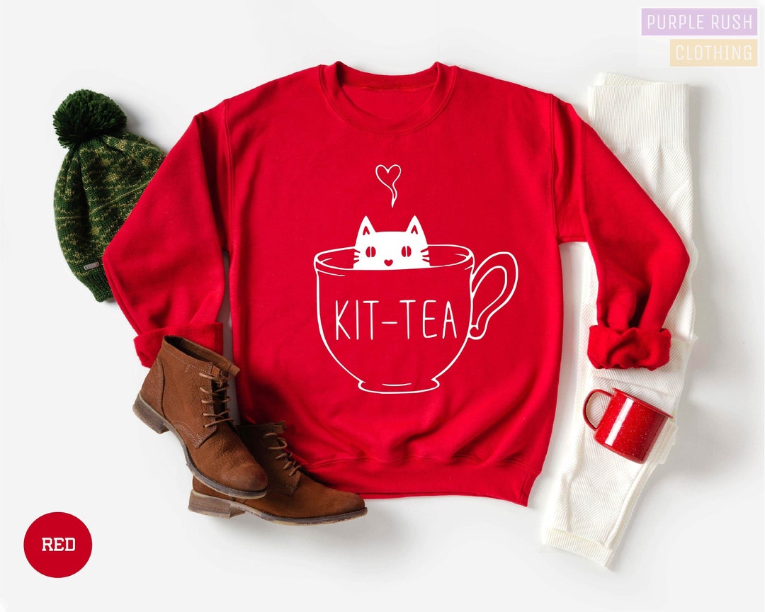 Funny Cat Sweatshirt, Cat Shirt, Kitten Shirt, Funny Women Sweatshirt ...