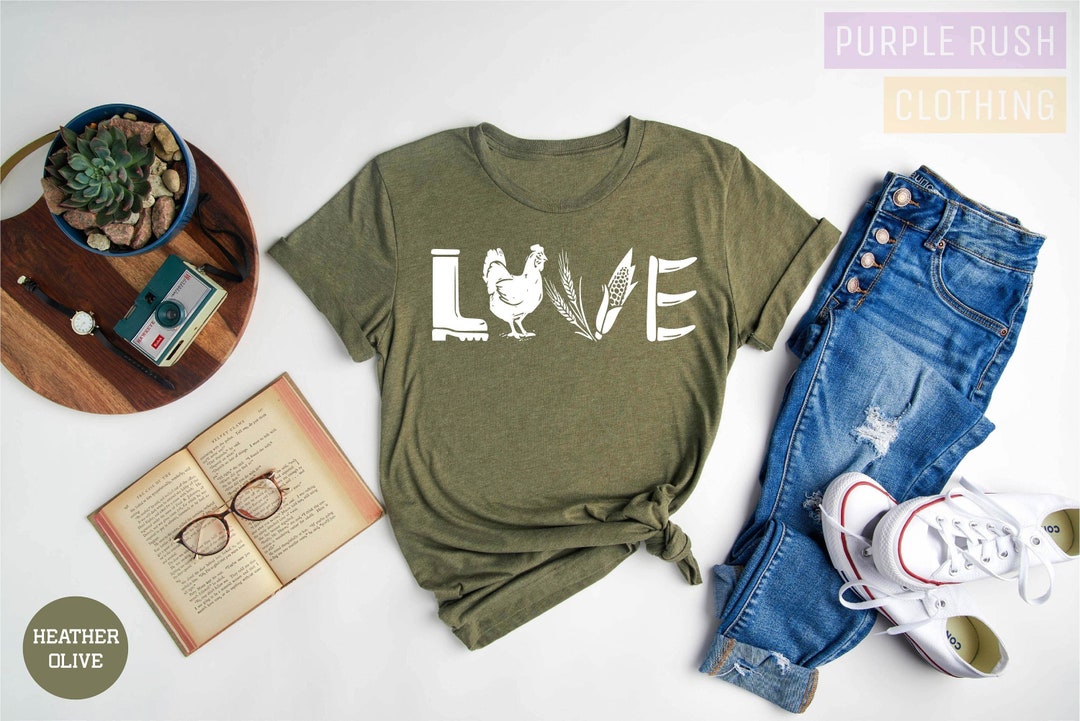 Farm Shirt, Farm Life, Farm Women Shirt, Farmer Shirt, Gift for Her ...