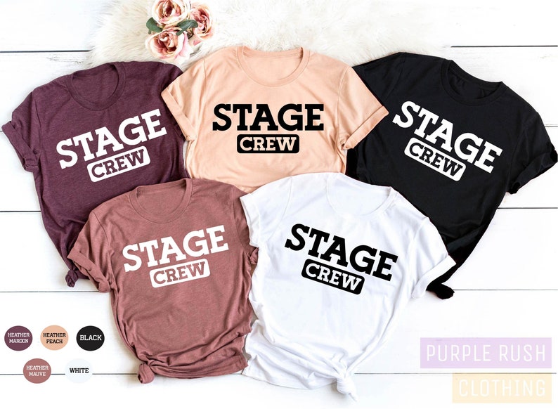Stage Crew Shirt Stage Manager Gifts Band Shirts Dance Mom - Etsy
