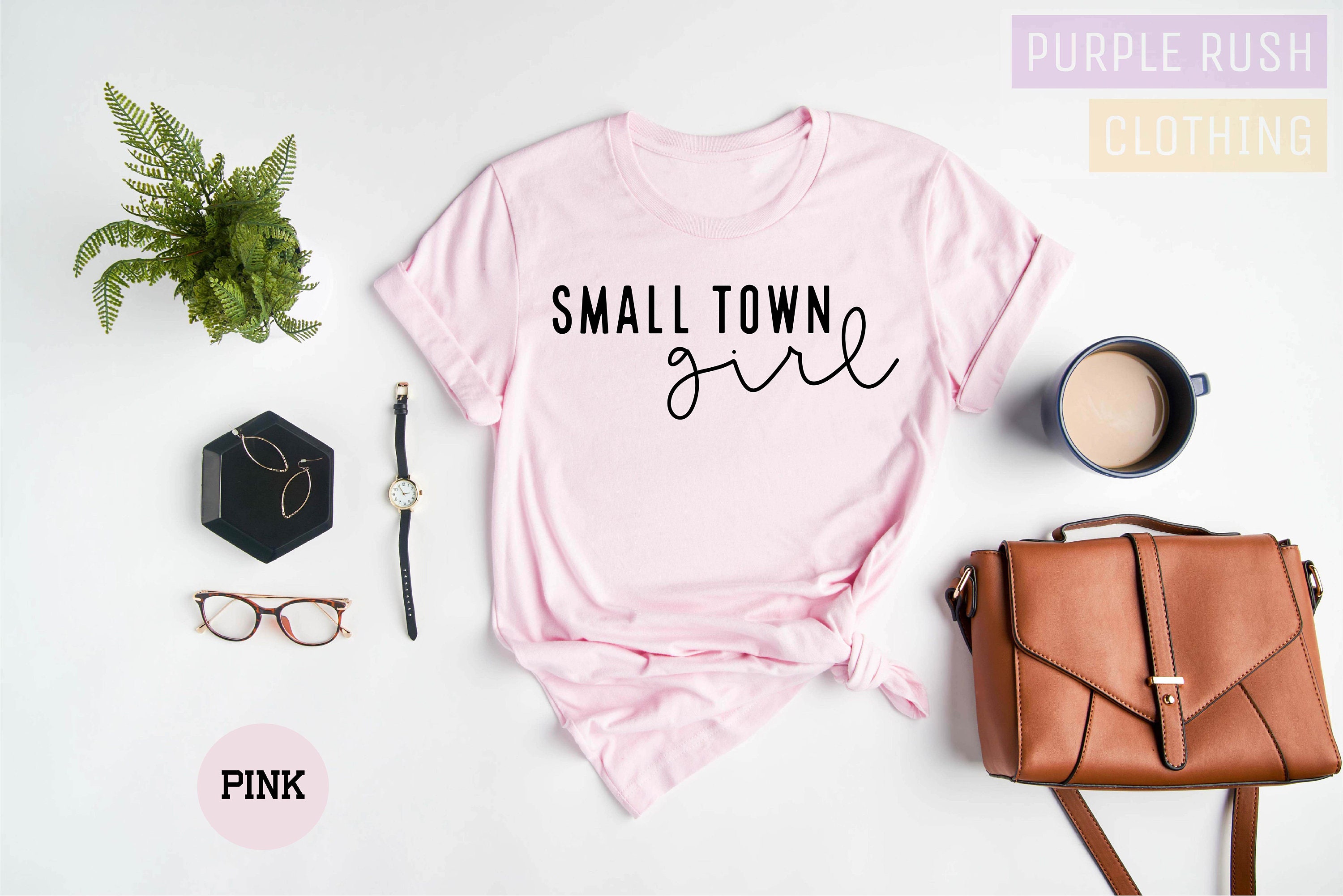 Small Town Girl Shirt Country Women Tshirt Cute Southerner - Etsy