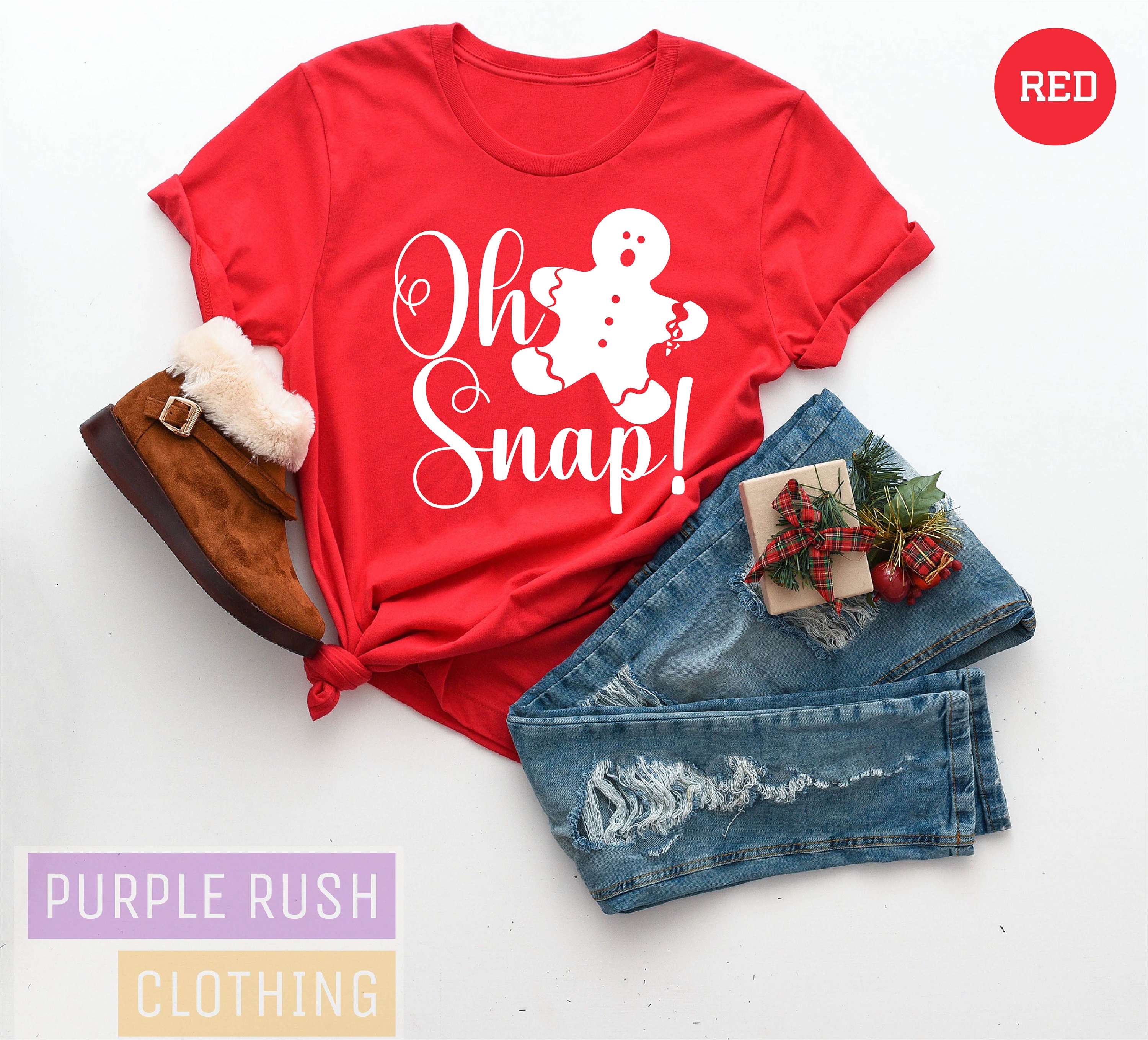 Oh Snap Shirt, Matching Family Christmas Shirt, Gingerbread Shirt ...