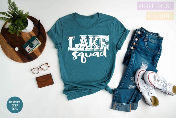 Lake Squad Shirt Lake Shirt Vacation Shirt Camping Life - Etsy