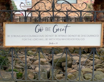Go Be Great Wood Sign - Etsy